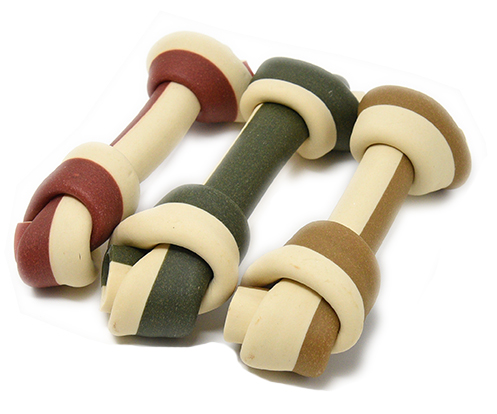 3 Veggie Knotted Bones - Natural Pawprints